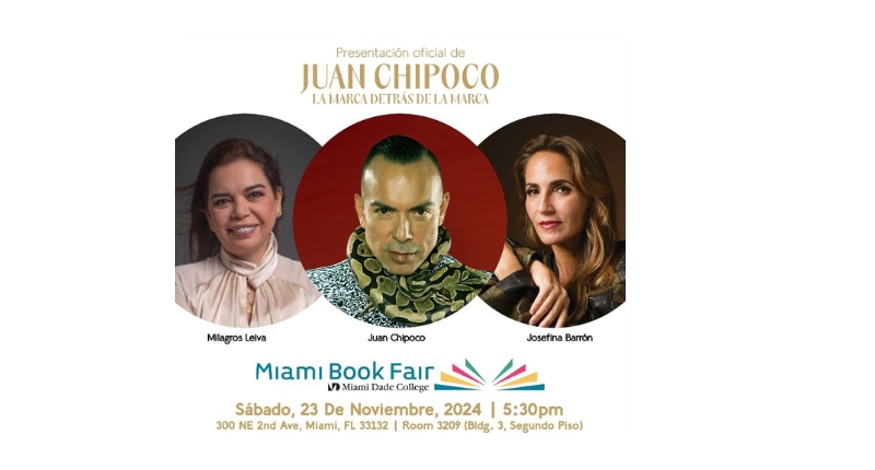 Juan Chipoco presenta “La marca detrás de la marca” en la Miami Book ...